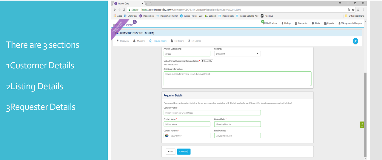 How to create a default listing – Inoxico